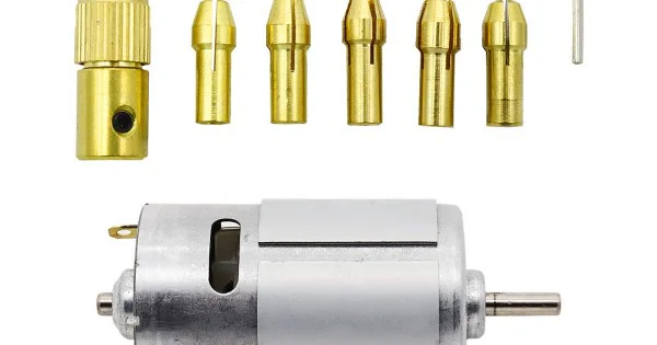 0.5-3mm Brass Drill Chuck Set, Mini Twist Drill Chucks Adapter for ...