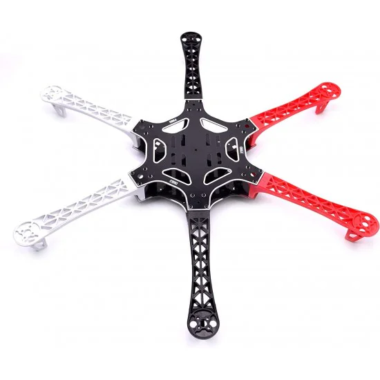 F550 Hexacopter Frame Kit – 550mm 6-Axis Drone Airframe with PCB ...