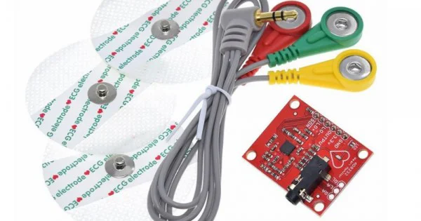 AD8232 ECG sensor module with Heart Rate Monitor Kit