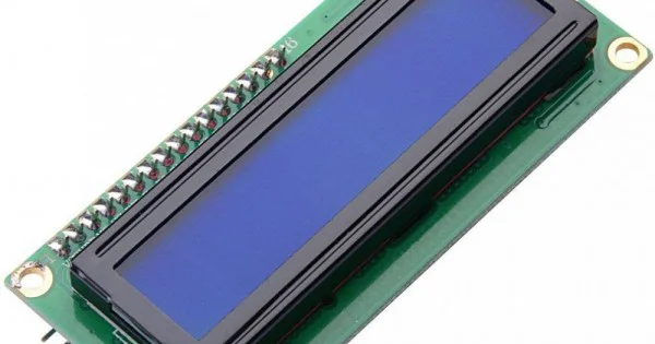 LCD 16X2 Alphanumeric Display with I2C/IIC interface - Blue Backlight