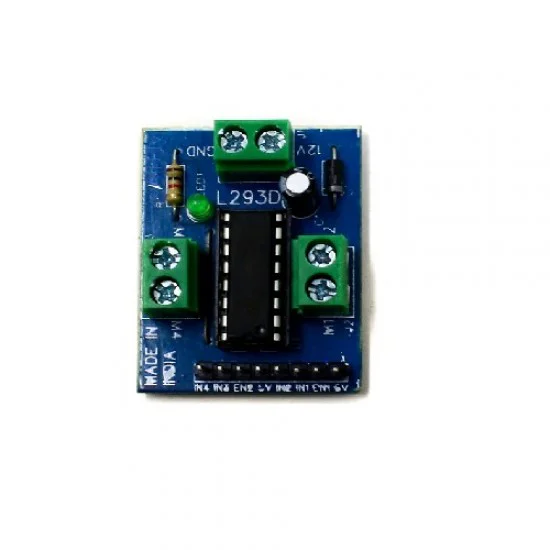 L293D Motor Driver Module with AMS1117 – Dual DC Motor Control for ...
