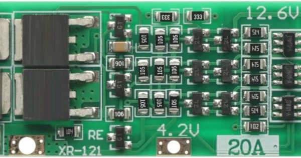 3S BMS 20A Li‑ion 18650 Battery Protection Board – 12.6V Charger PCB ...