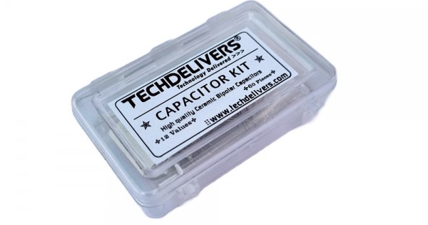 Ceramic Capacitor Assorted Kit 12-Values 60-Pieces