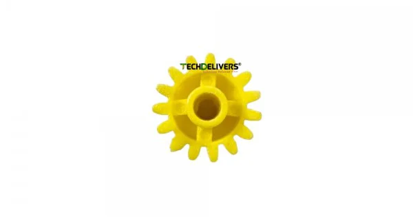 15 Teeth Pinion Gear – 25mm OD, 6mm Bore Small Wide Tooth Gear for ...