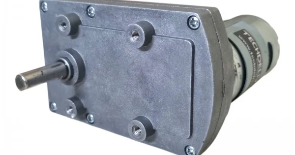 Rectangular Gearbox Motor 150 RPM 12V DC 555 High Torque | TechDelivers