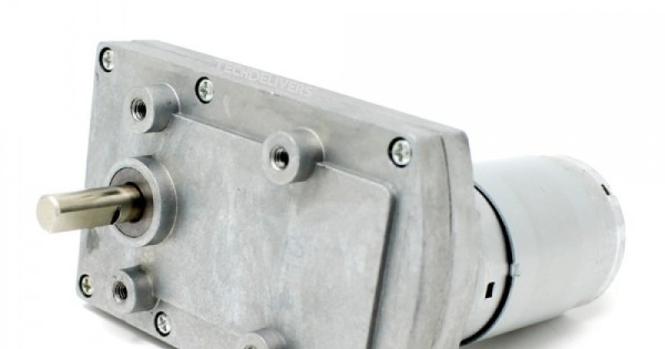 Square Metal Gear Motor 100 rpm 12v DC High Torque