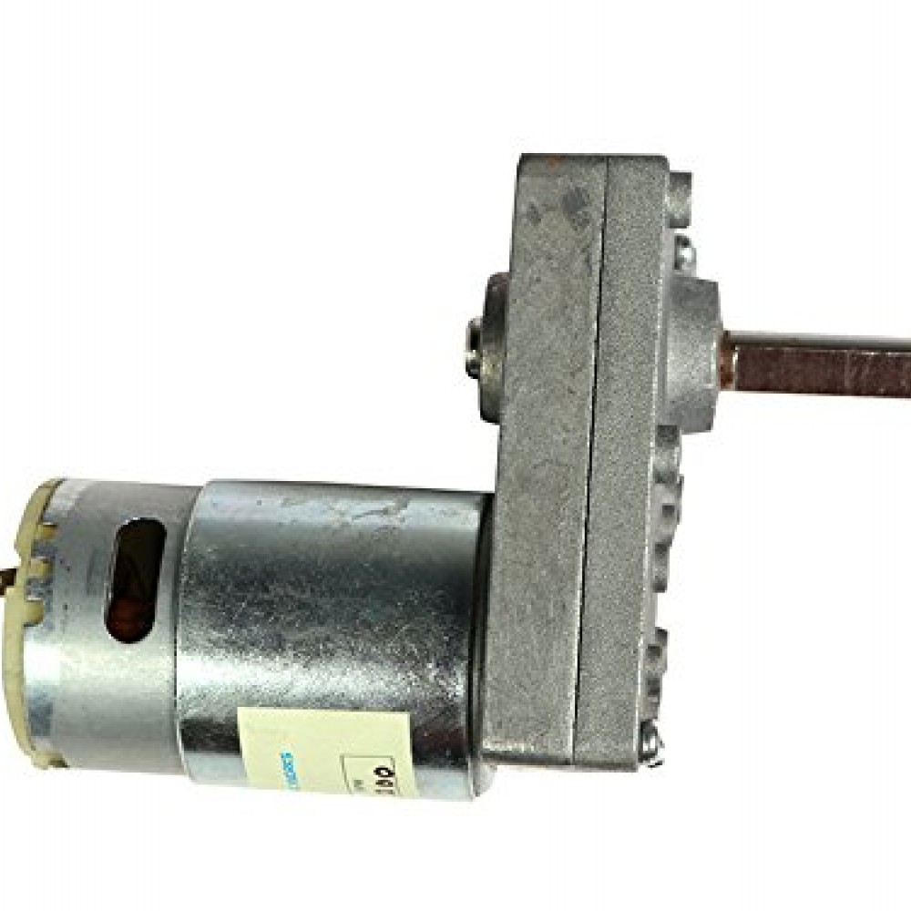 Square Metal Gear Motor 100 rpm 12v DC High Torque