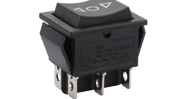 Rocker Switch 6 Pin DPDT Center Off