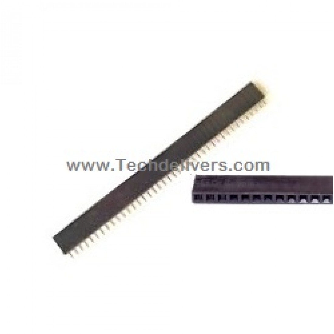 Female Header - Berg Strip - Straight 40-pin