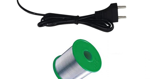 Solder Iron 10Watt Bakelite Handle with 5meter Solder Wire Reel